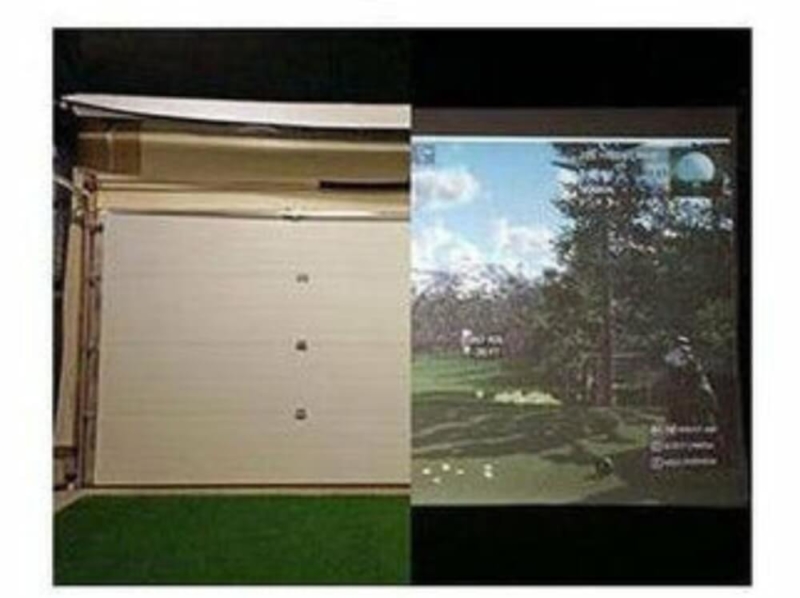 Golf Simulator Electric Impact Screen - Golf Tech Systems